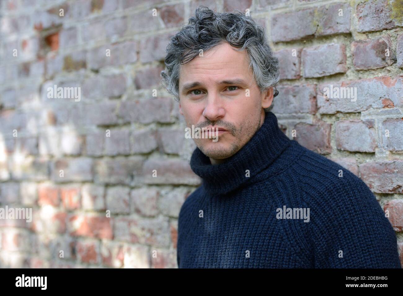 Nicolas Giraud attending a photo session as part of the 9th Festival 2 ...