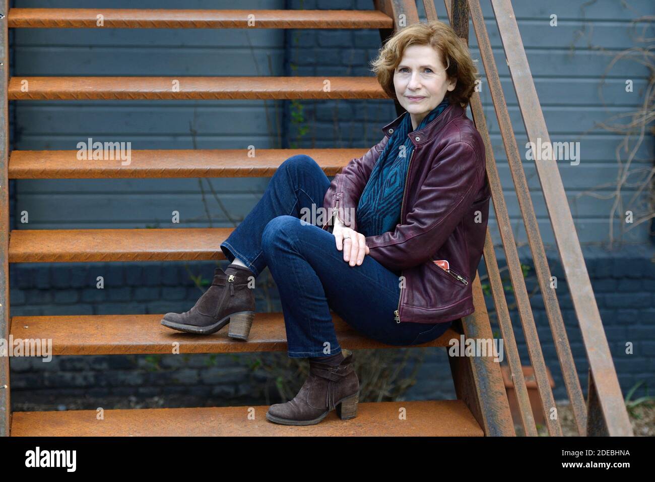Marie Bunel attending a photo session as part of the 9th Festival 2 ...