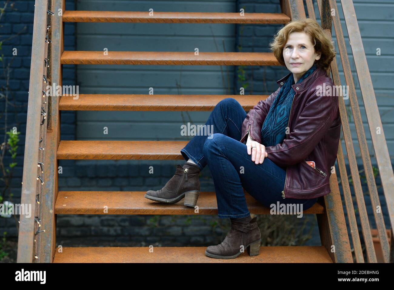 Marie Bunel attending a photo session as part of the 9th Festival 2 ...