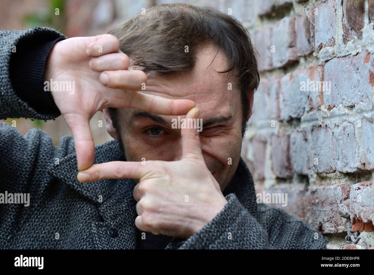 Robinson Stevenin attending a photo session as part of the 9th Festival ...