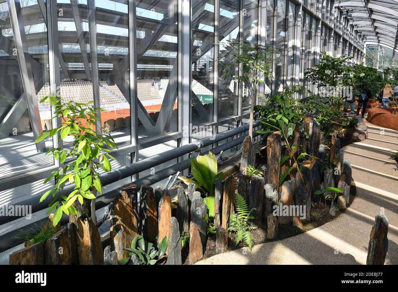 Court simonne mathieu roland garros hi-res stock photography and images ...