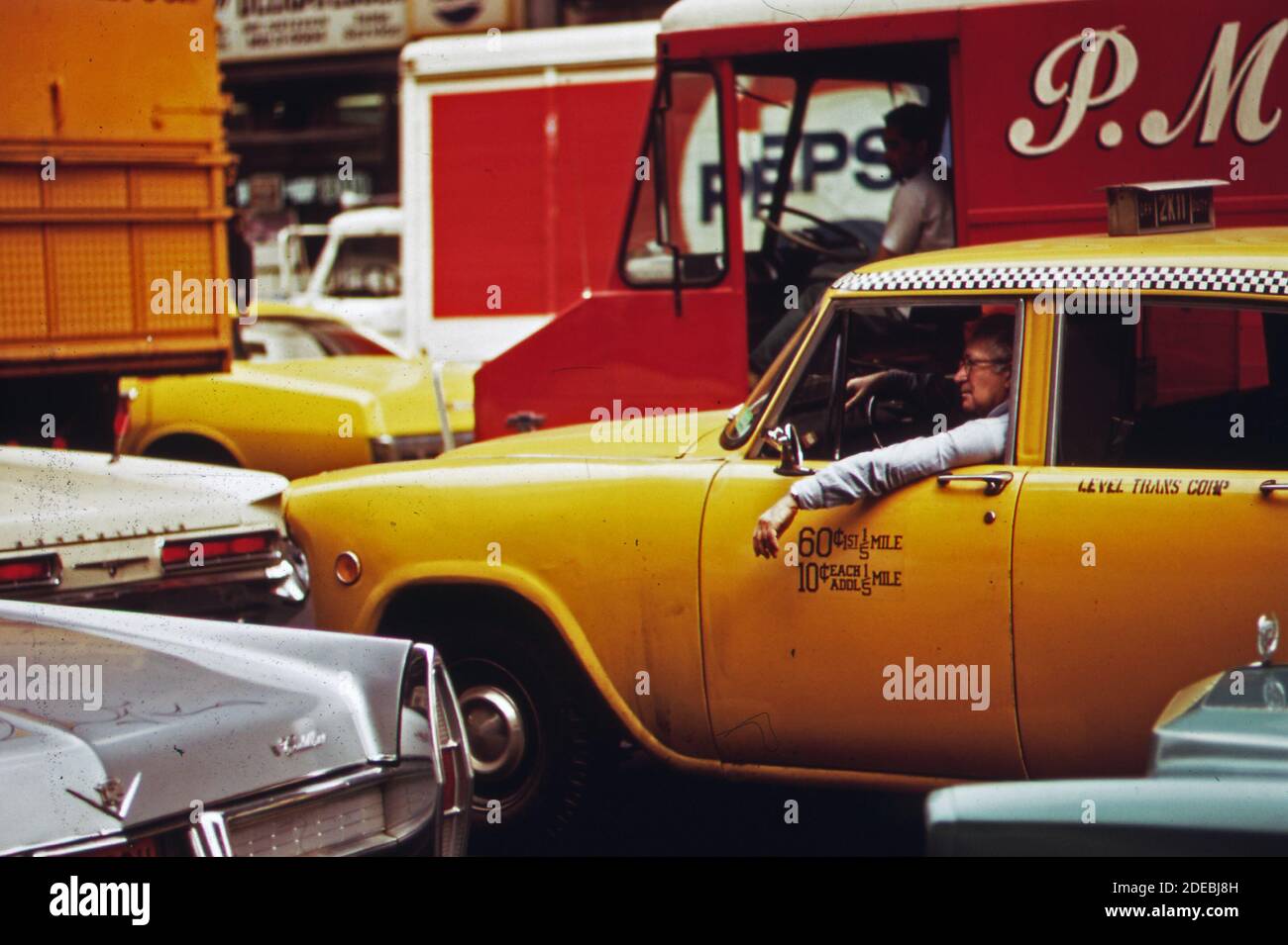 1970s traffic jam hi-res stock photography and images - Alamy