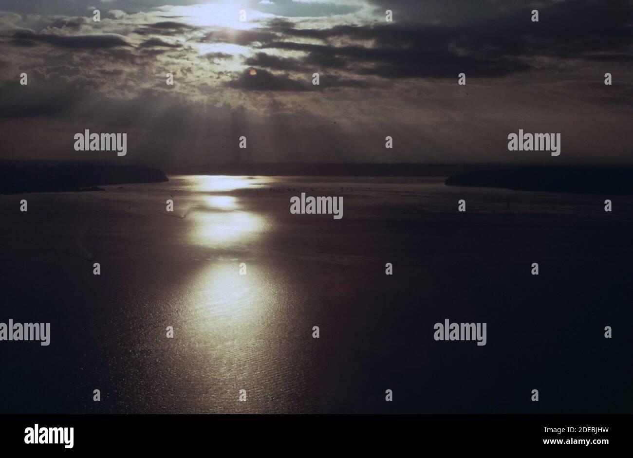 1970s puget sound sunset hi-res stock photography and images - Alamy
