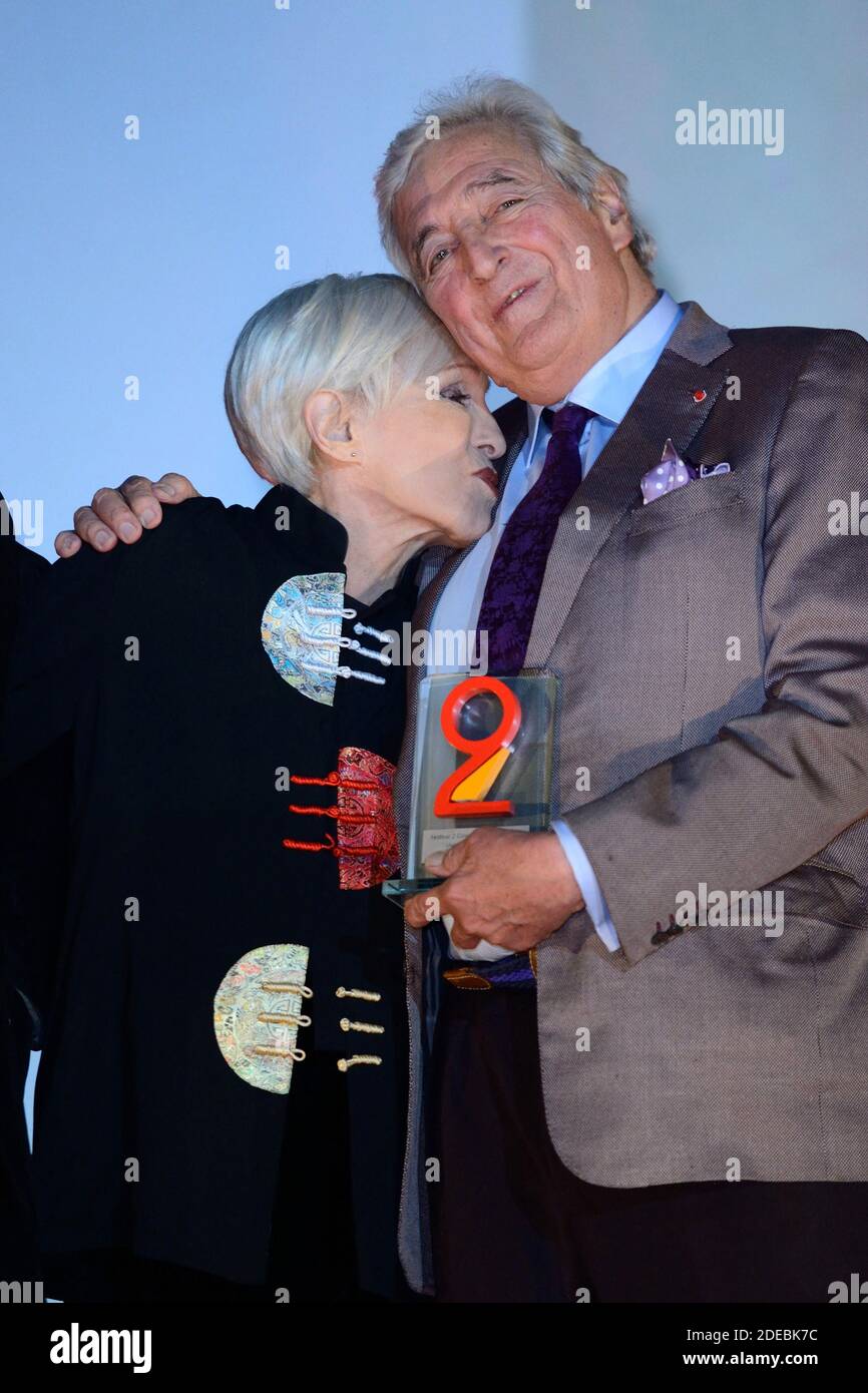 Nicole Croisille and Jean-Loup Dabadie attending the Tribute to Jean ...
