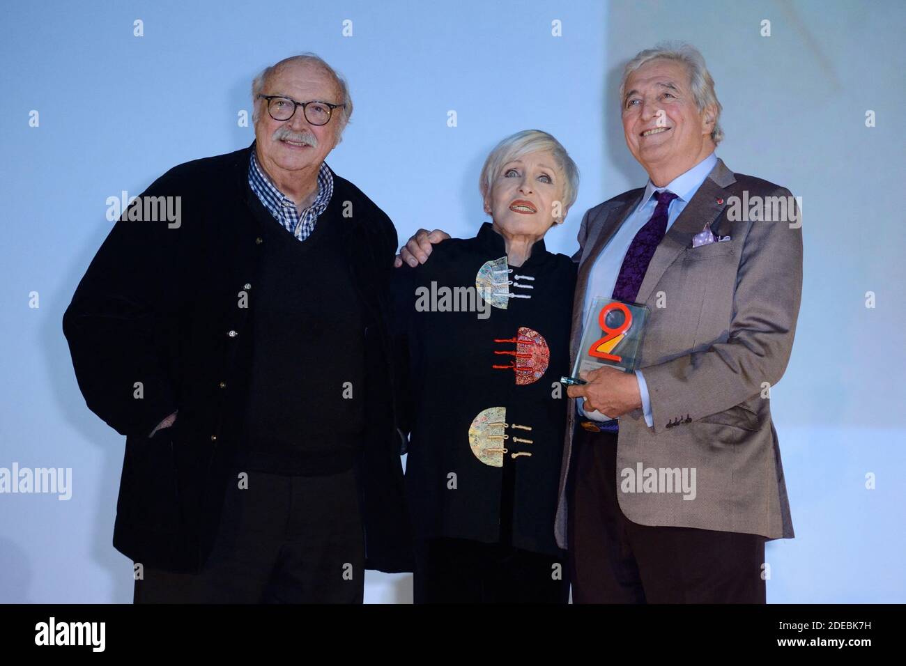 Jean Becker, Nicole Croisille and Jean-Loup Dabadie attending the ...