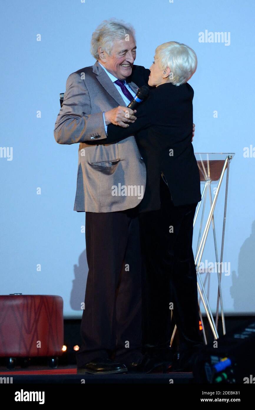 Jean-Loup Dabadie and Nicole Croisille attending the Tribute to Jean ...