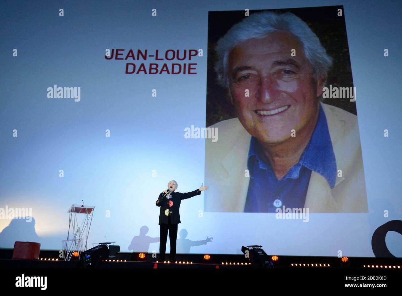 Nicole Croisille attending the Tribute to Jean-Loup Dabadie as part of ...