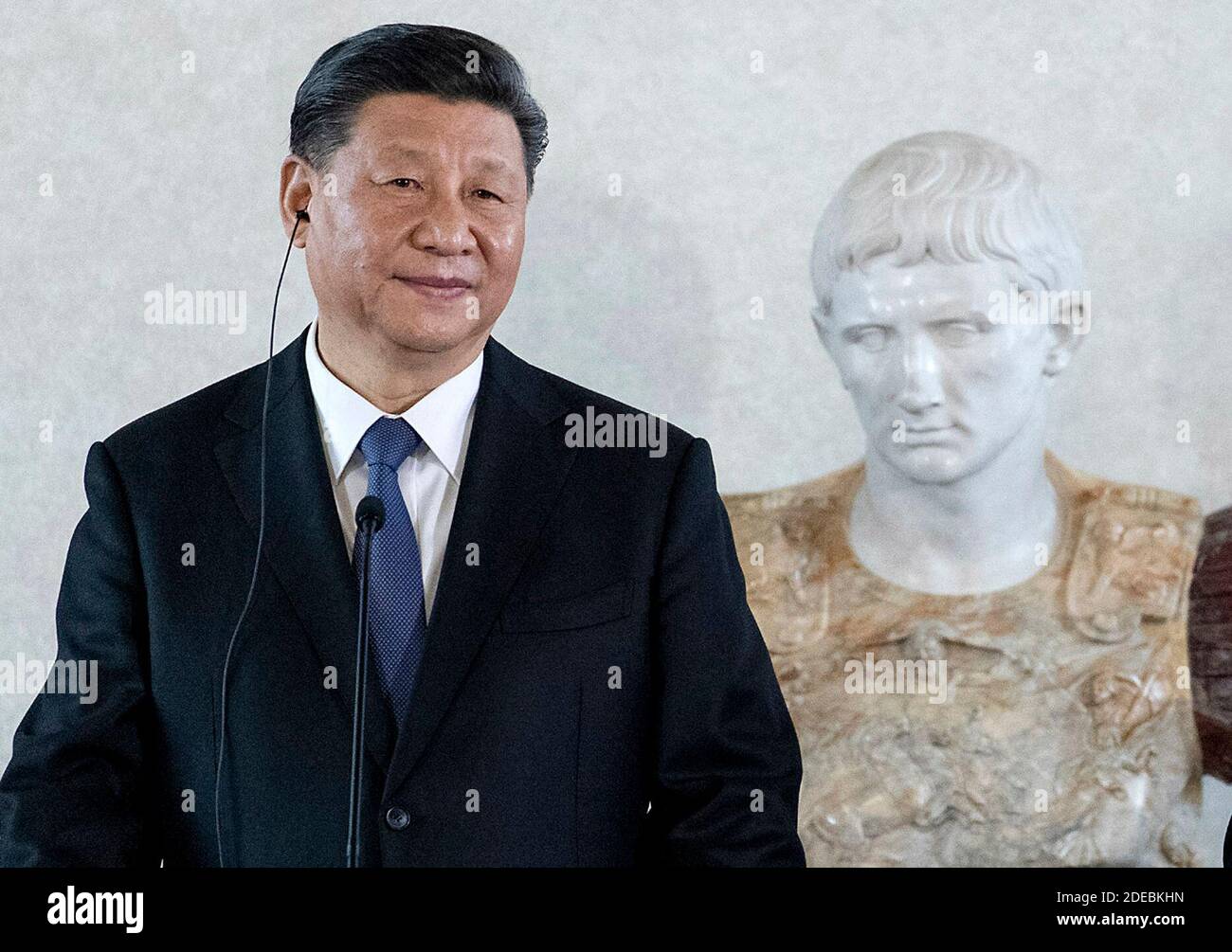 Xi Jinping, China's president attends an Italy-China business forum at ...