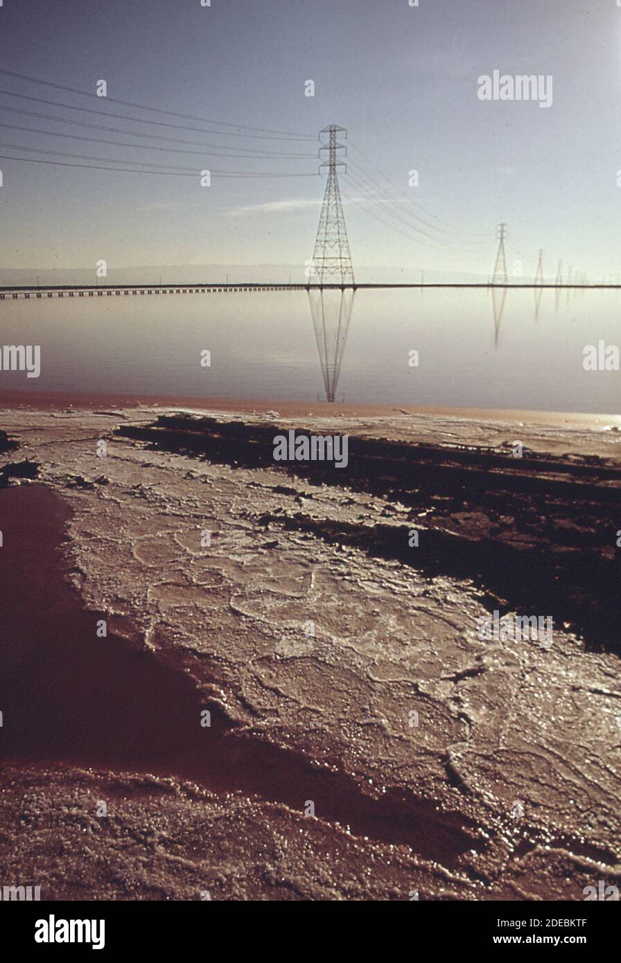 1970s Photo (1972) - Leslie salt ponds (San Francisco area Stock Photo ...