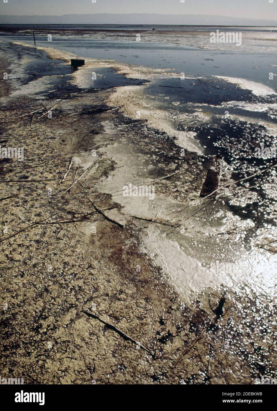 1970s Photo (1972) - Leslie salt ponds (San Francisco Bay area Stock ...