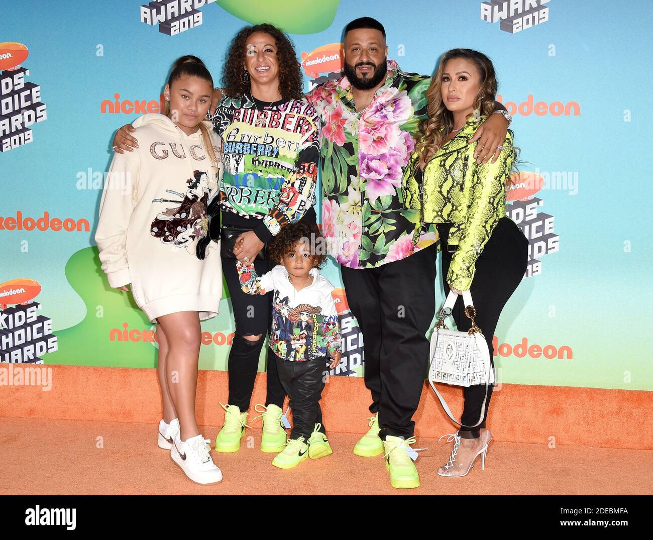 DJ Khaled attends Nickelodeon's 2019 Kids' Choice Awards at Galen ...