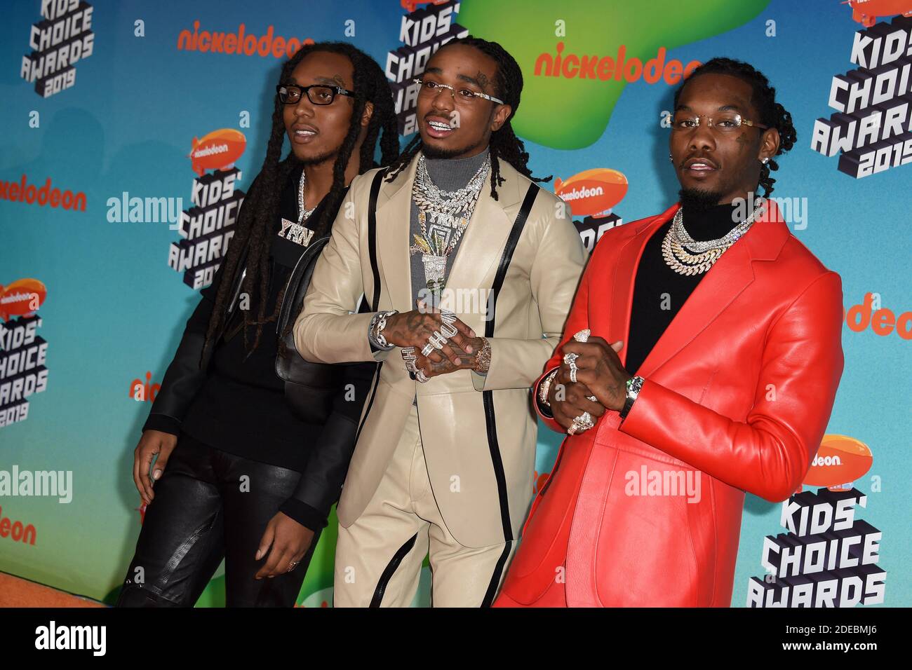 Takeoff, Quavo and Offset of Migos attend Nickelodeon's 2019 Kids ...