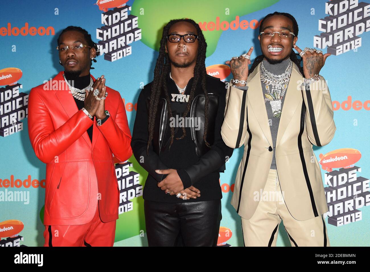 Takeoff, Quavo and Offset of Migos attend Nickelodeon's 2019 Kids ...