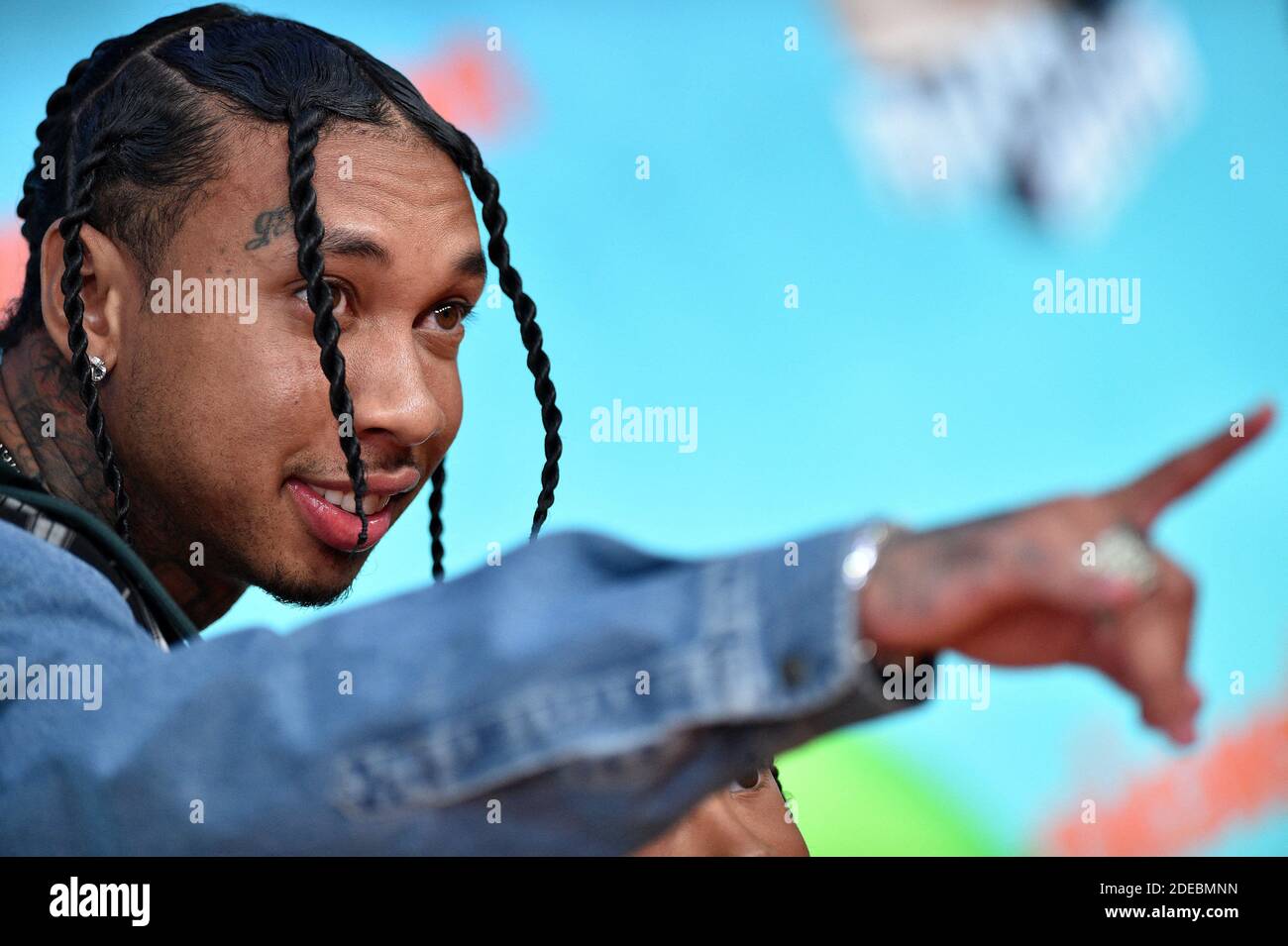 Tyga attends Nickelodeon's 2019 Kids' Choice Awards at Galen Center on ...