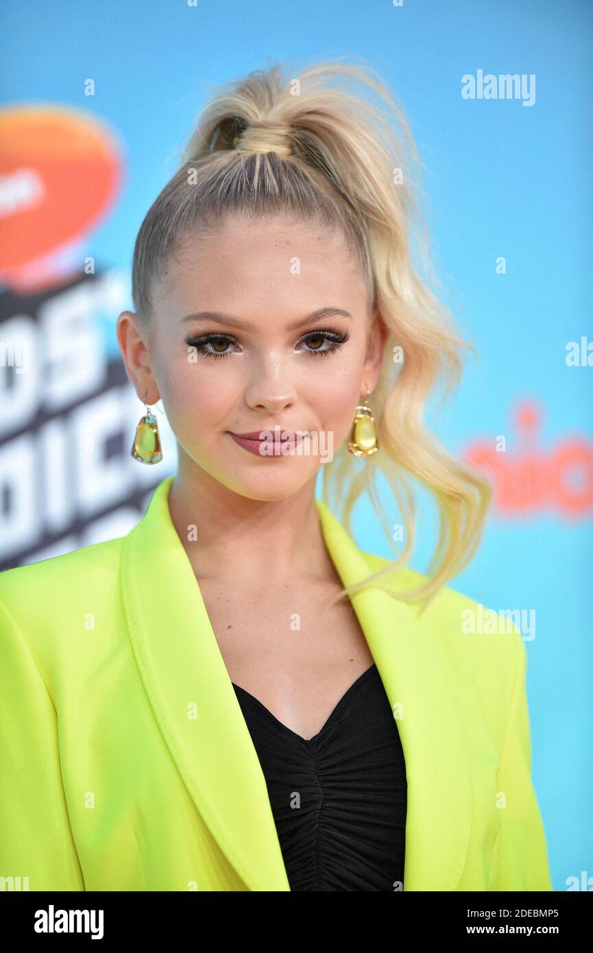Jordyn Jones attends Nickelodeon's 2019 Kids' Choice Awards at Galen ...