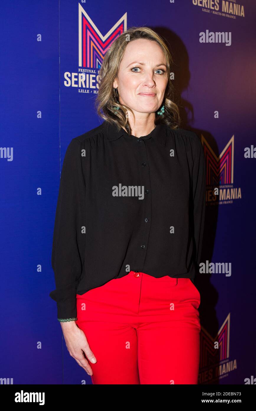 Helen Behan poses during a Series Mania Festival photocall in Lille on ...
