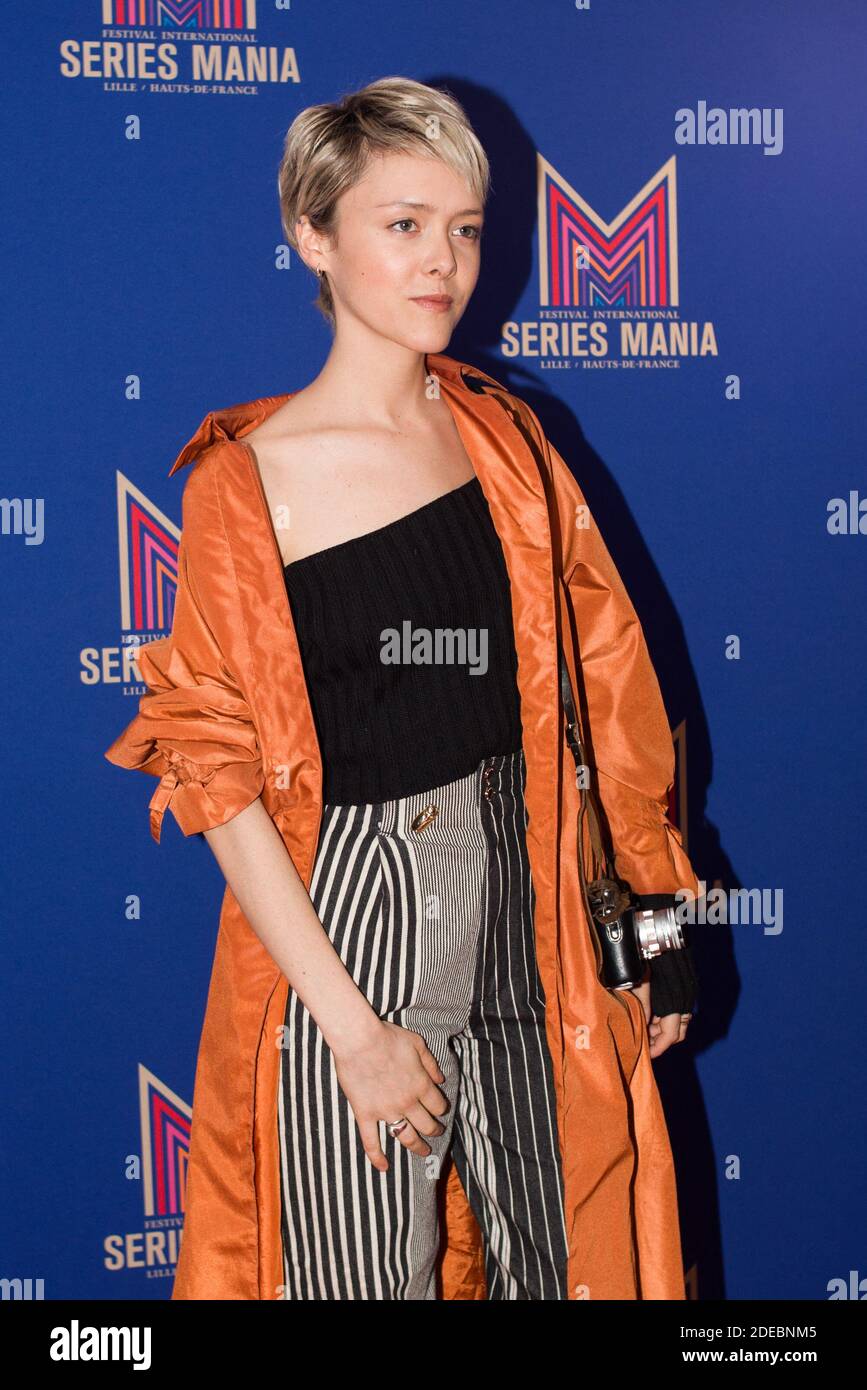 Suzanne Rault Balet poses during a Series Mania Festival photocall in ...