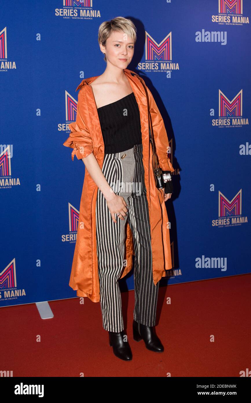 Suzanne Rault Balet poses during a Series Mania Festival photocall in ...