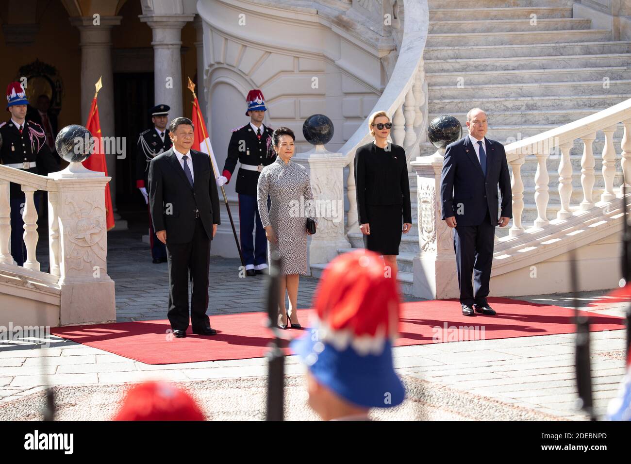 Prince Albert II of Monaco and his wife Princess Charlene welcome ...