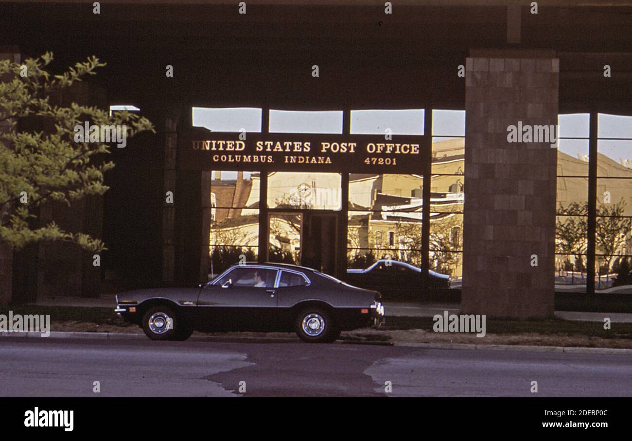 1970s columbus indiana post office hi-res stock photography and images ...