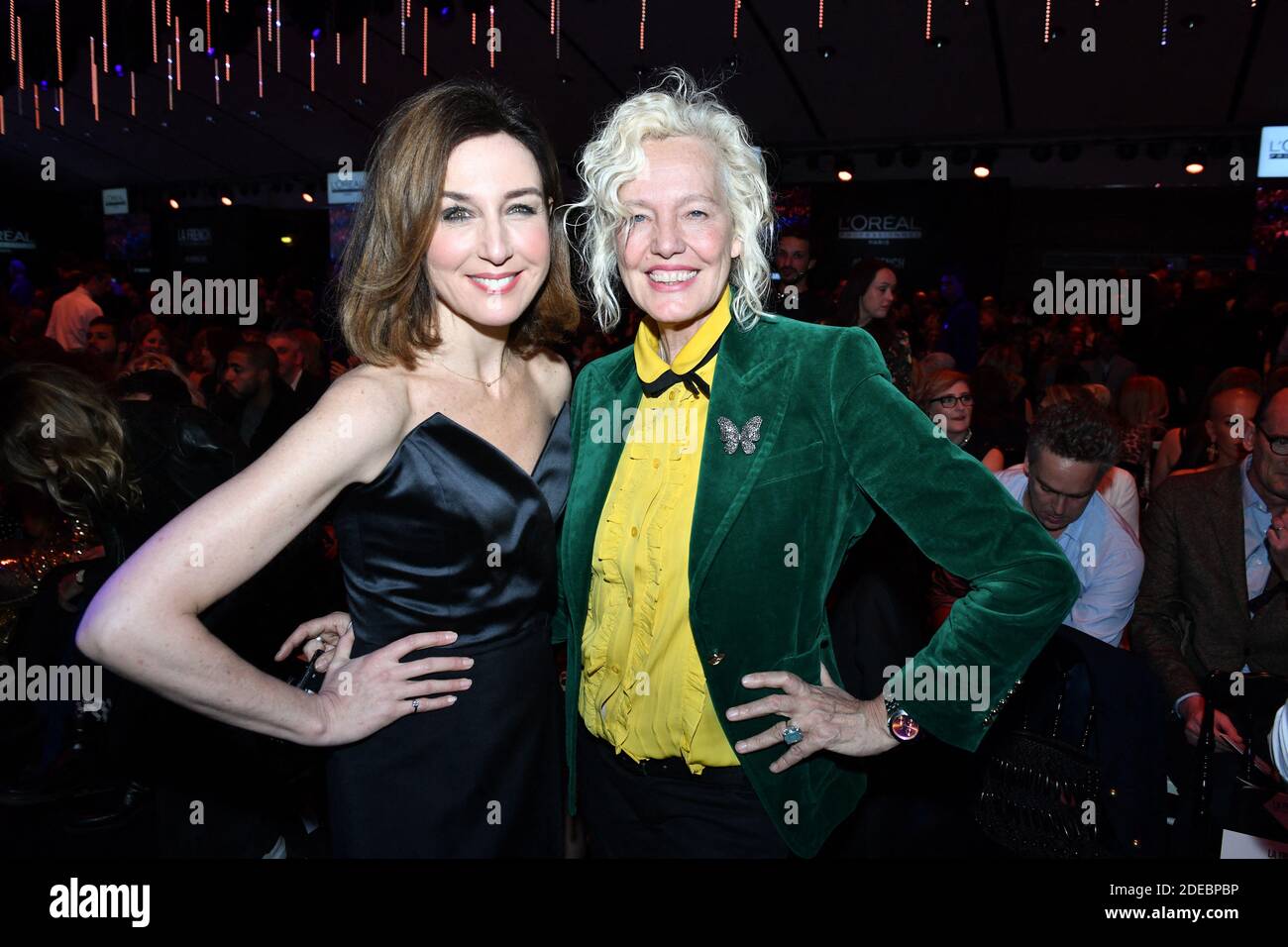 Elsa Zylberstein and Ellen von Unwerth attend La French-Art Of Coloring ...