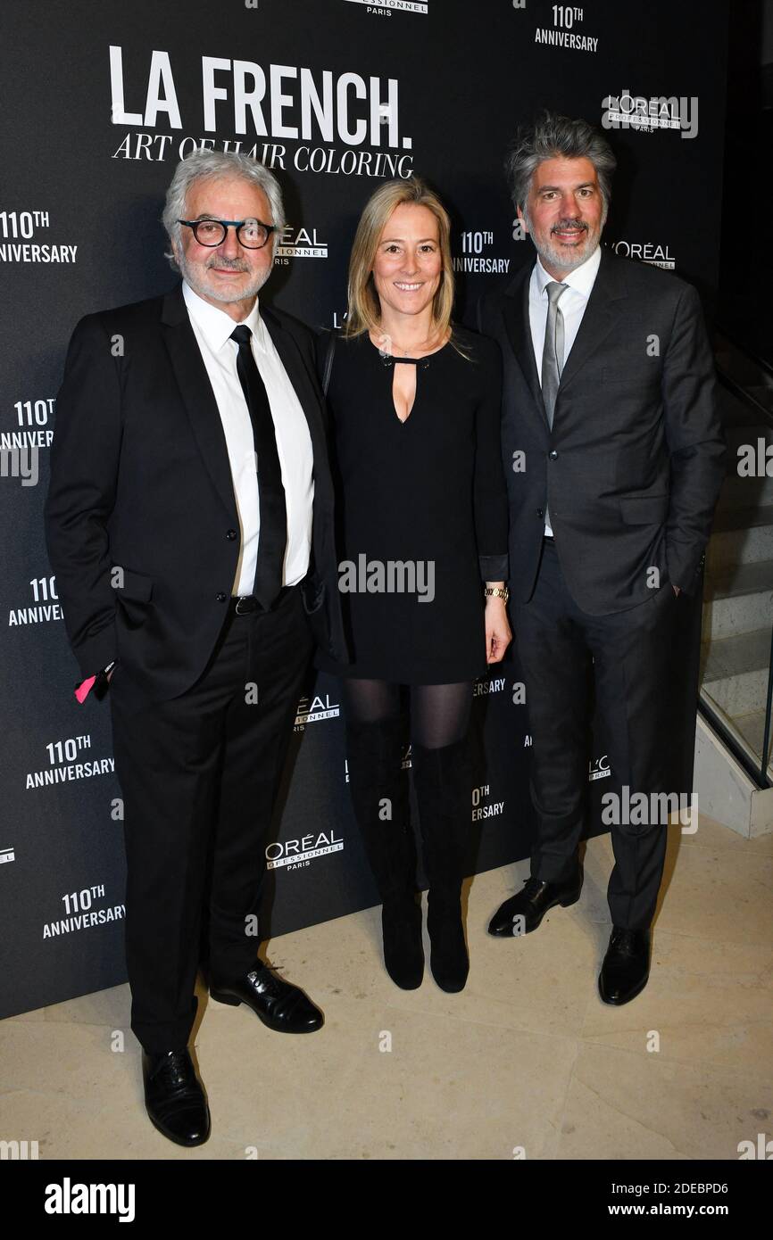 Franck Provost, a guest and Fabien Provost attend La French-Art Of ...