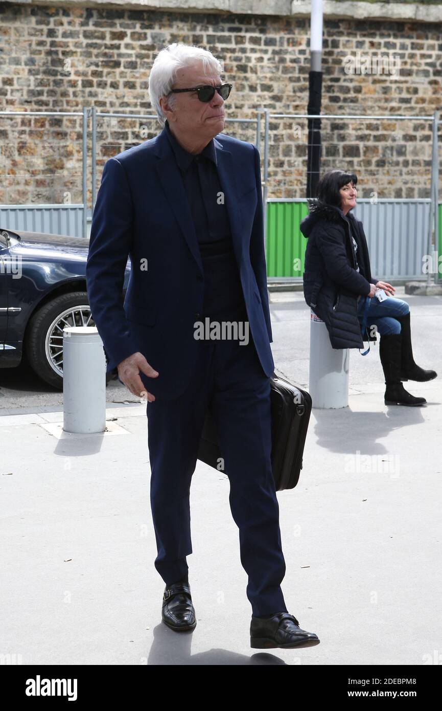 French businessman Bernard Tapie arrives at the courthouse, Paris ...