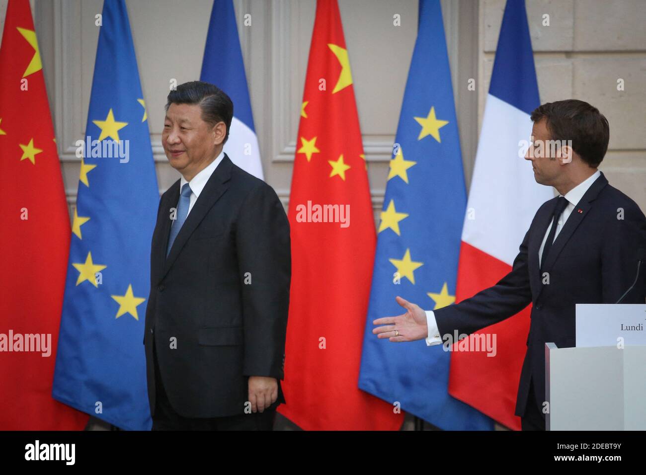 Xi Jinping, President of the People's Republic of China, French ...