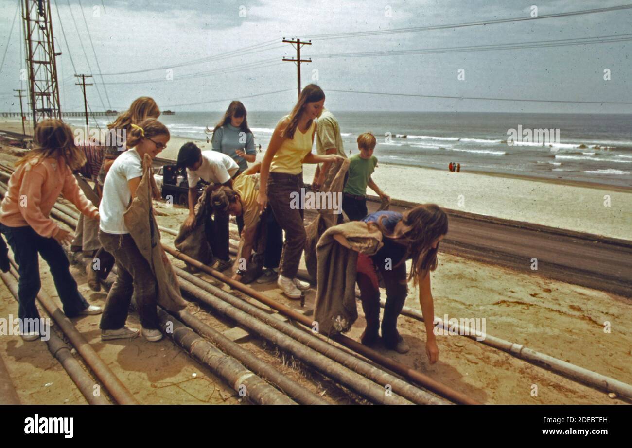 1970s Photos (1972) - 8th grade students pick up litter (Huntington ...