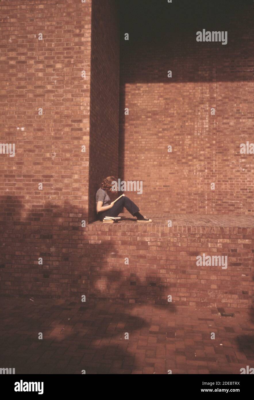Columbus indiana library girl reading hi-res stock photography and ...