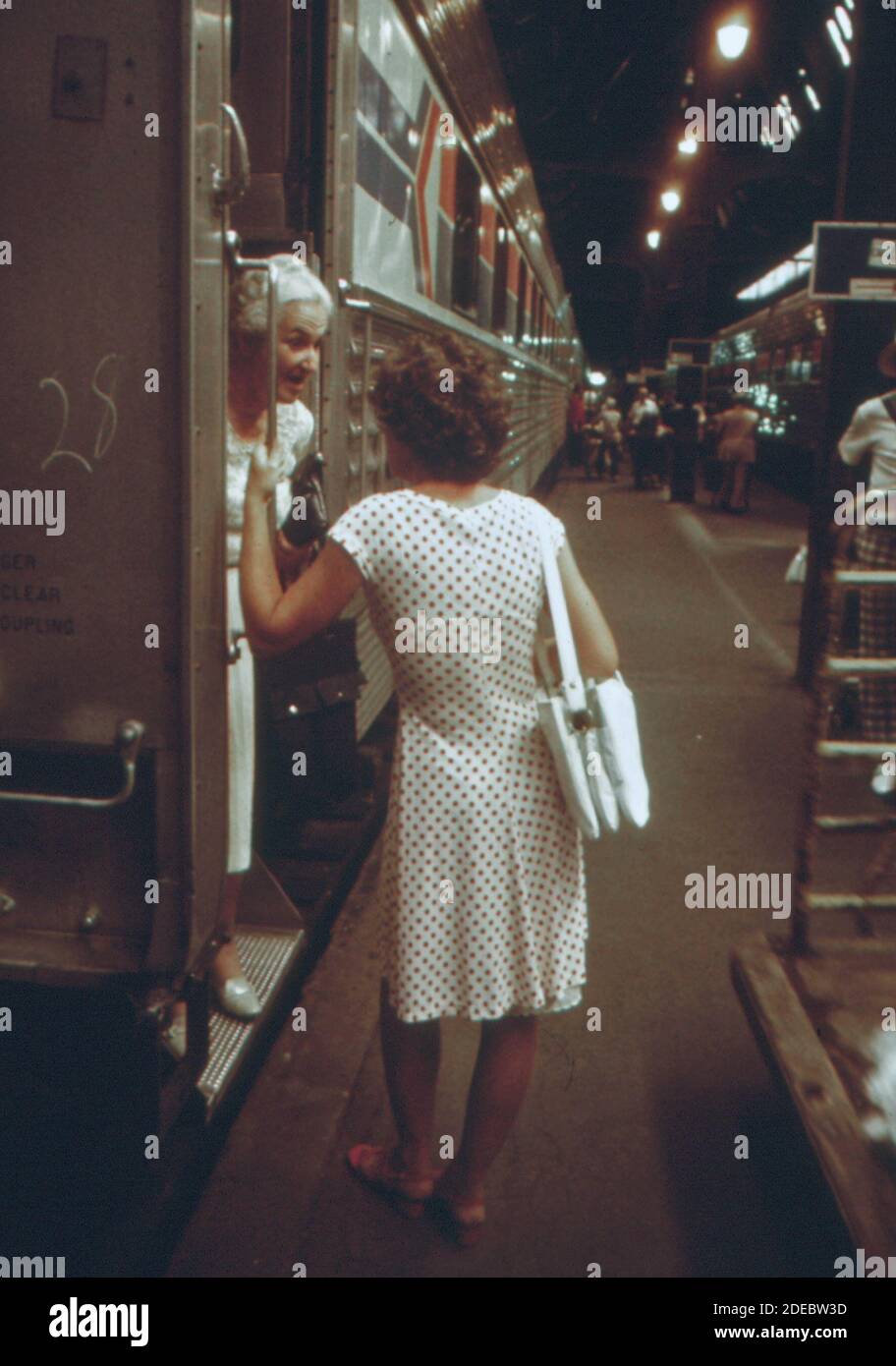 Trainside goodbye hi-res stock photography and images - Alamy