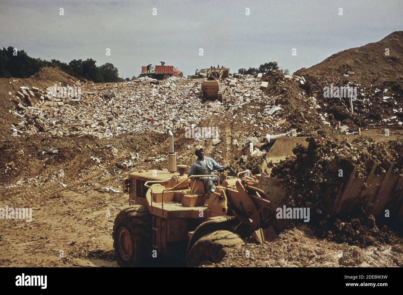 1970s Photo (1972) - City sanitary landfill operation. This 40 acre ...