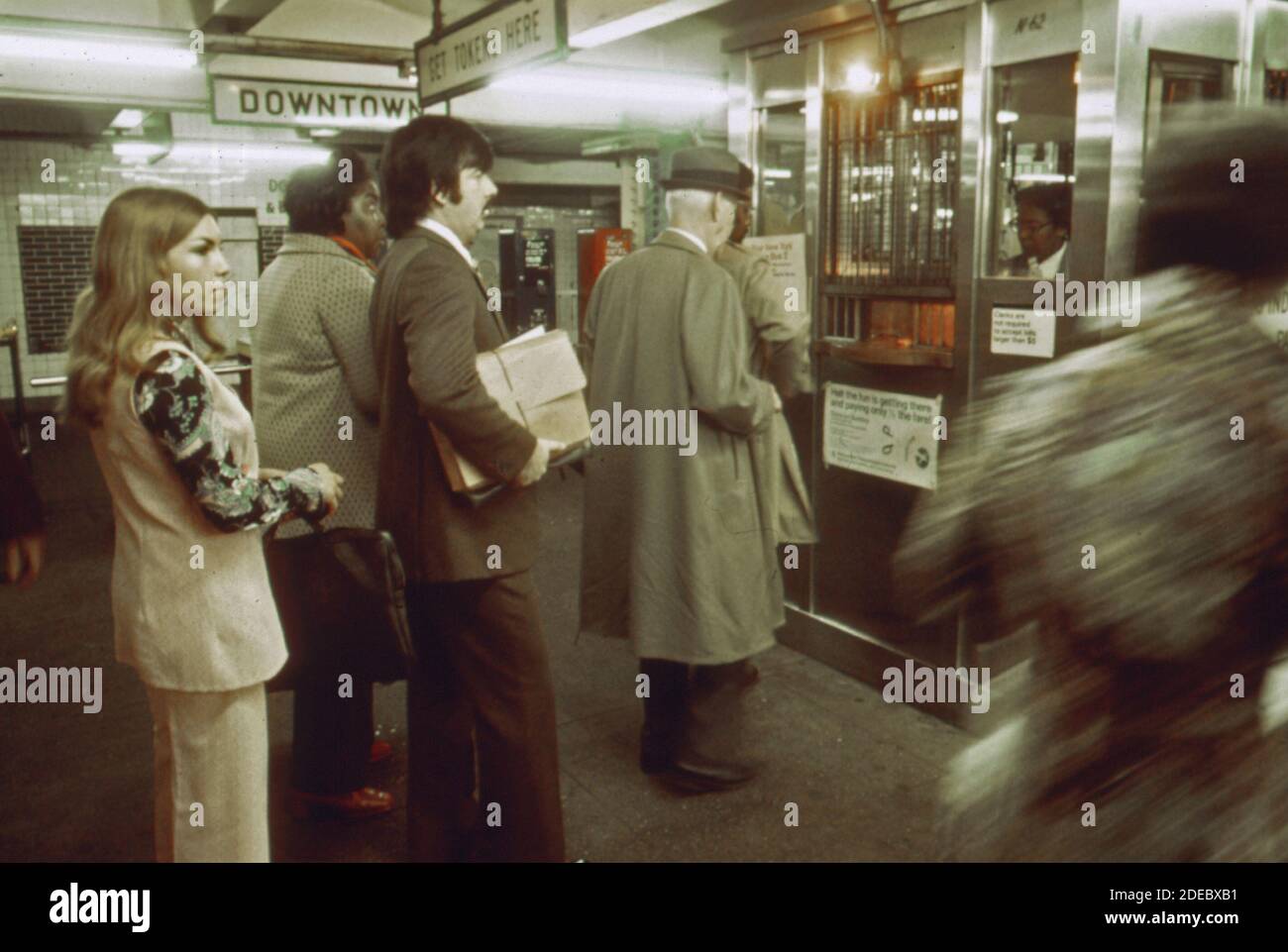 1970s subway tokens hi-res stock photography and images - Alamy