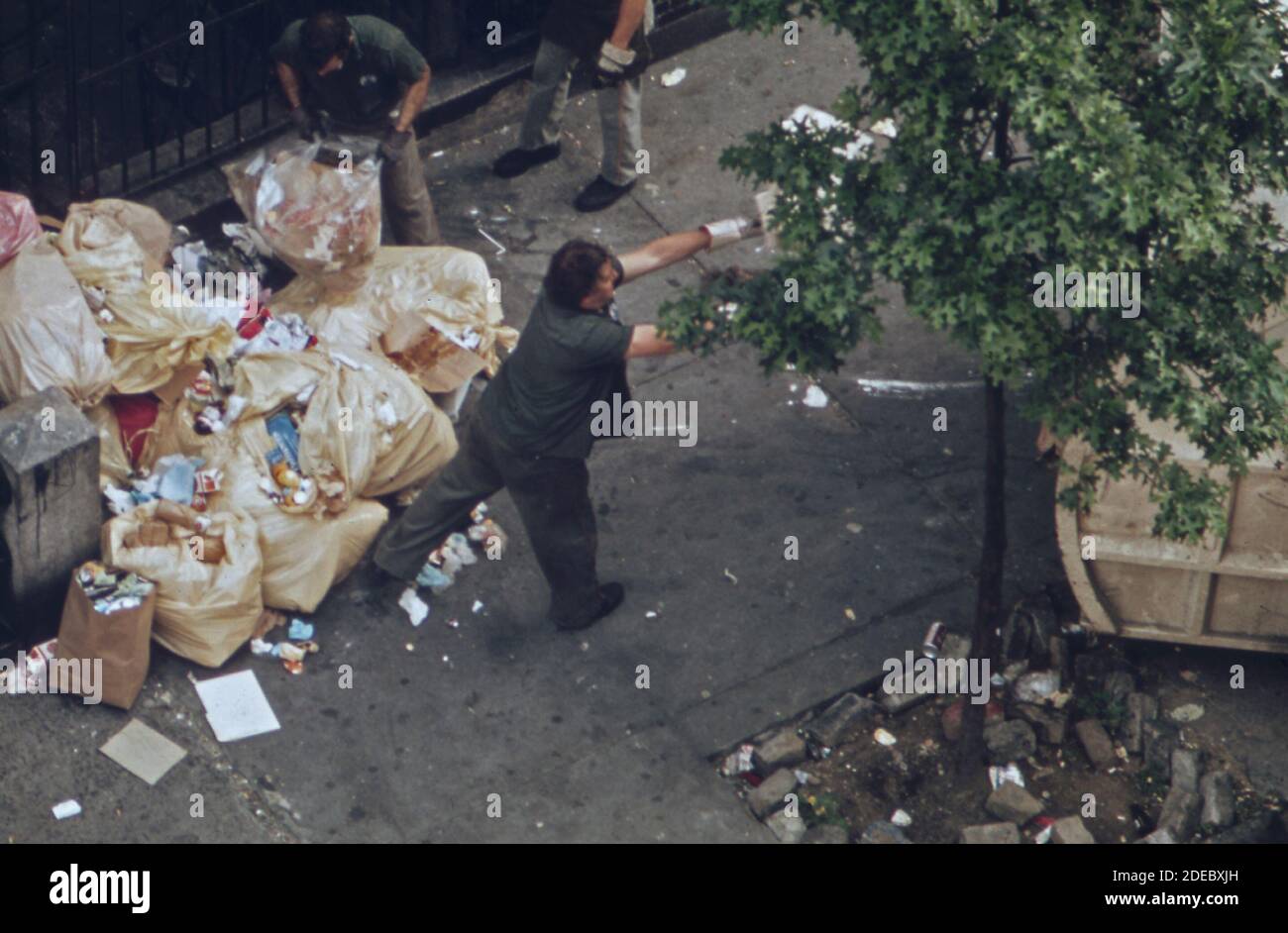 1970s garbage men hi-res stock photography and images - Alamy