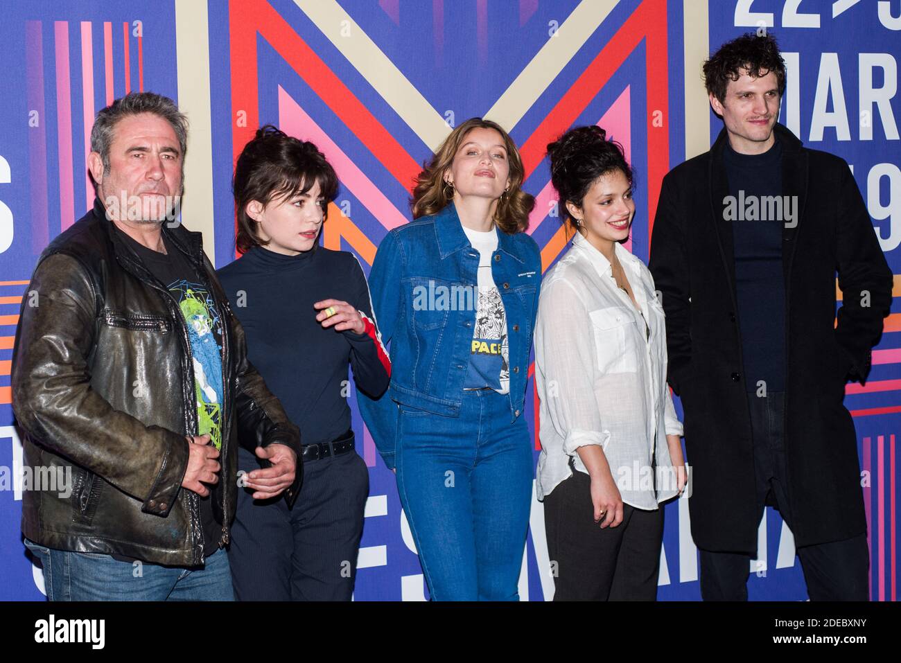 Sergi Lopez, Alba Gaia Belugi, Laetitia Casta, Noée Abita and Manuel ...