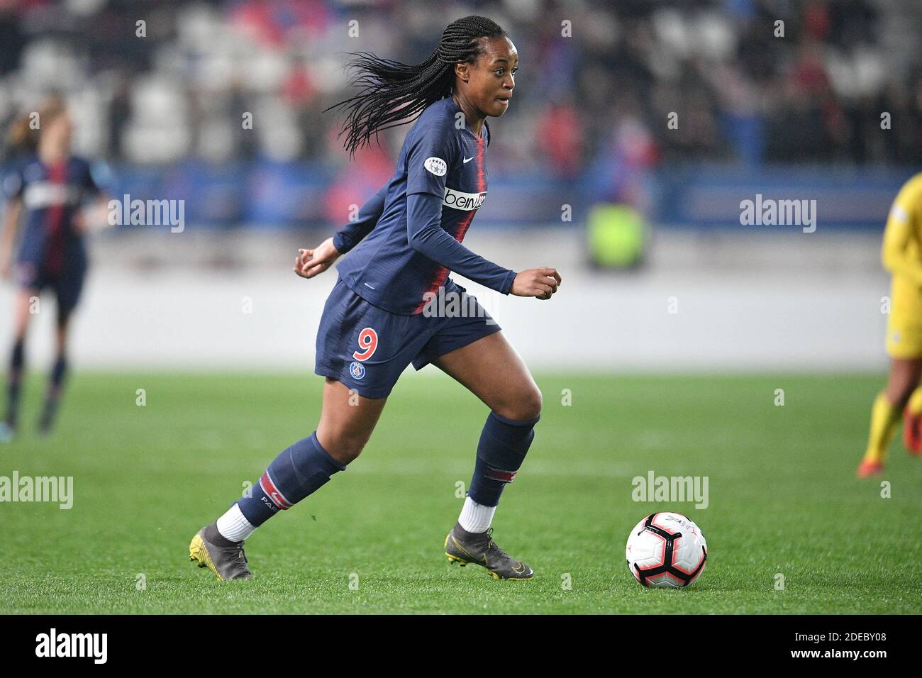 Marie-Antoinette Katoto of Paris Saint-Germain Women (PSG) in action ...