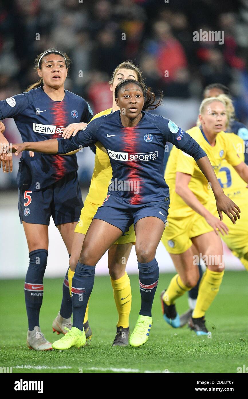 Kadidiatou Diani of Paris Saint-Germain Women (PSG) in action during ...