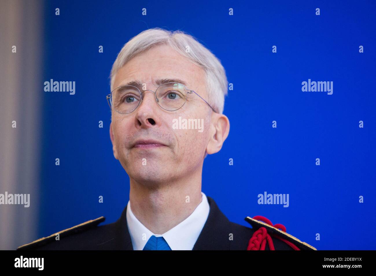 Didier Lallement, prefet de police de paris, during the Tribute ...