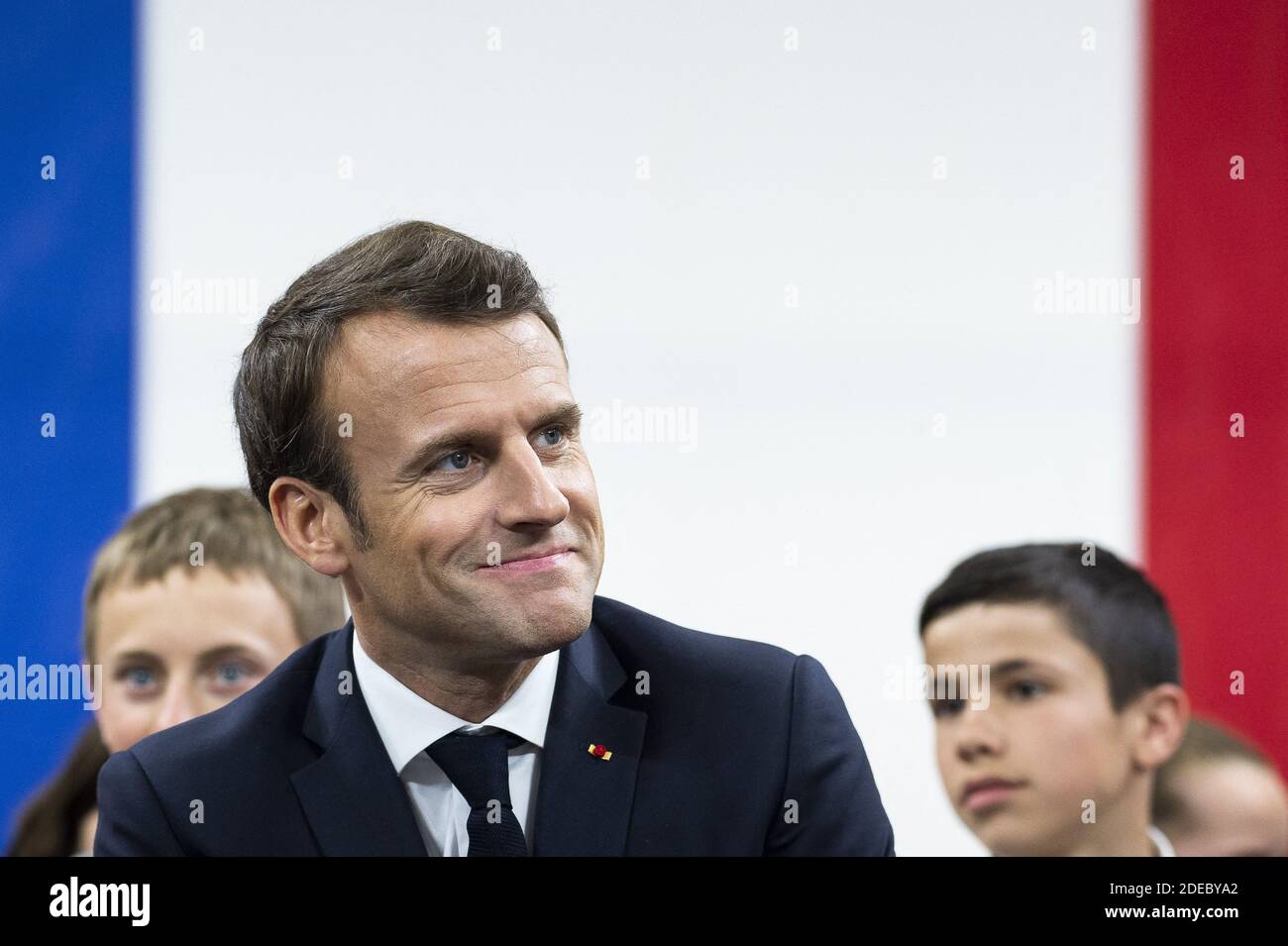 Emmanuel macron children hi-res stock photography and images - Alamy