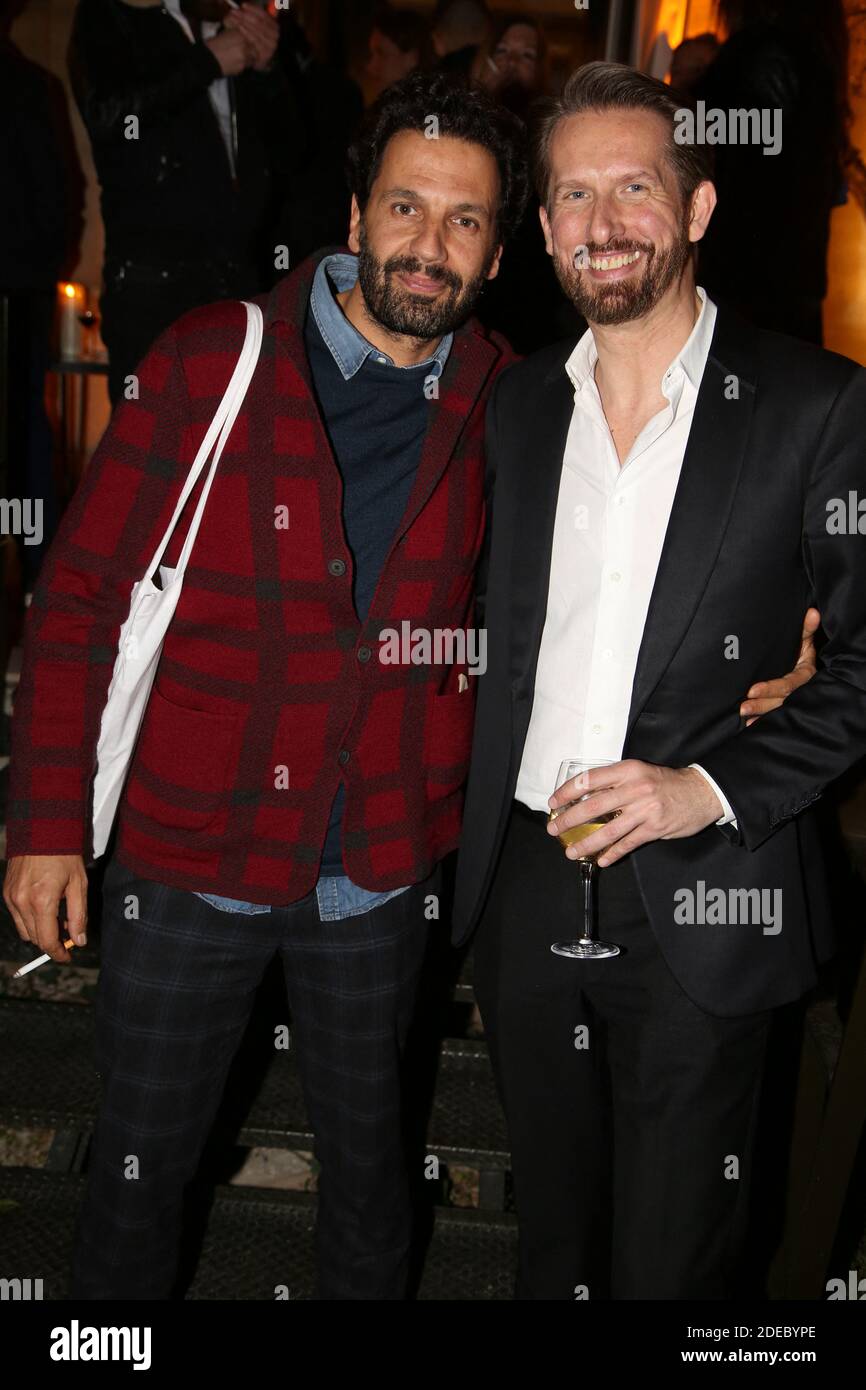 Exclusif - Mehdi Nebbou et Sam Bobino lors de la 1ere soirée 'Le Jardin ...