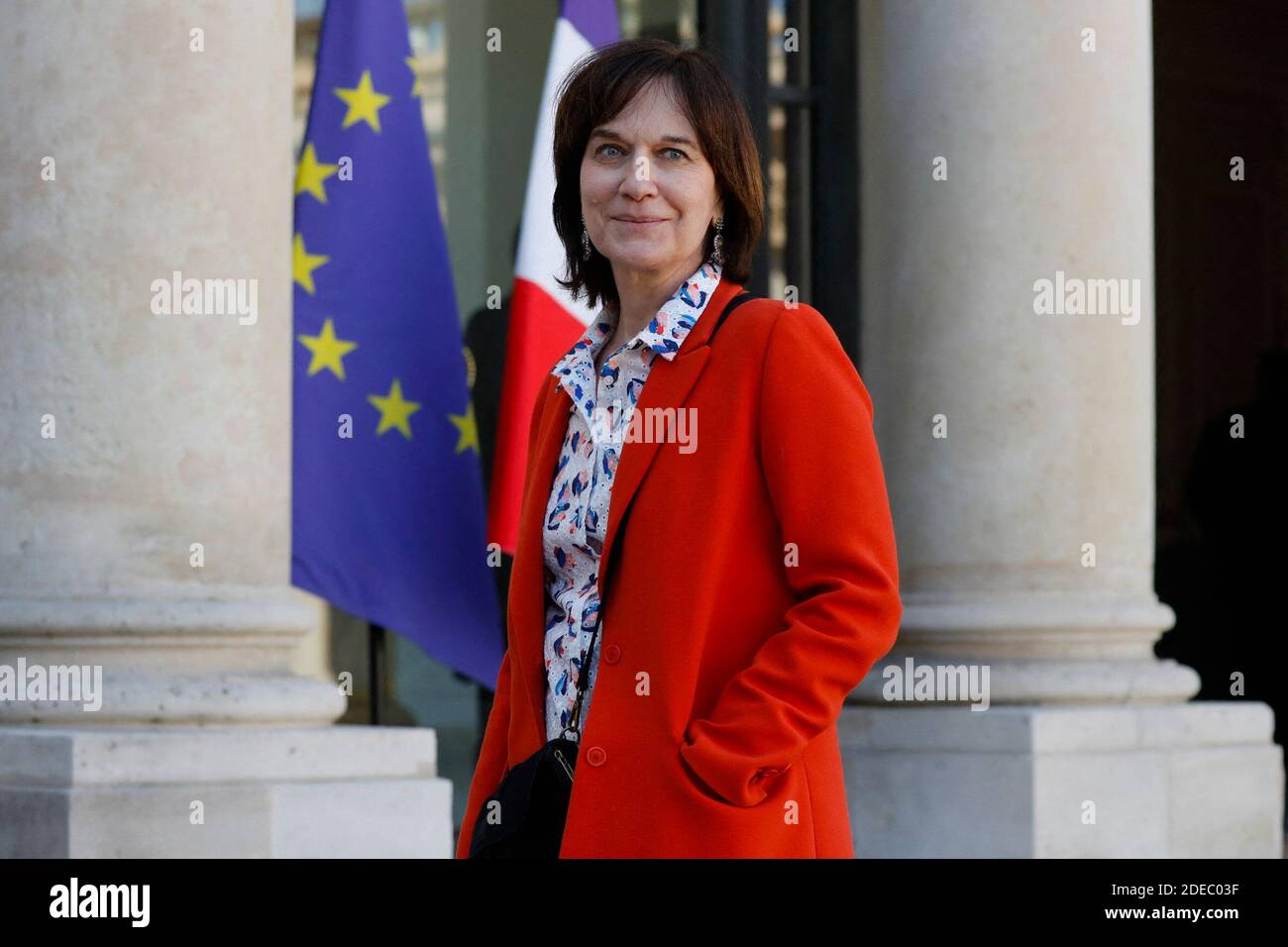 Laurence Rossignol arriving to meet for the "Great Debate" France's ...