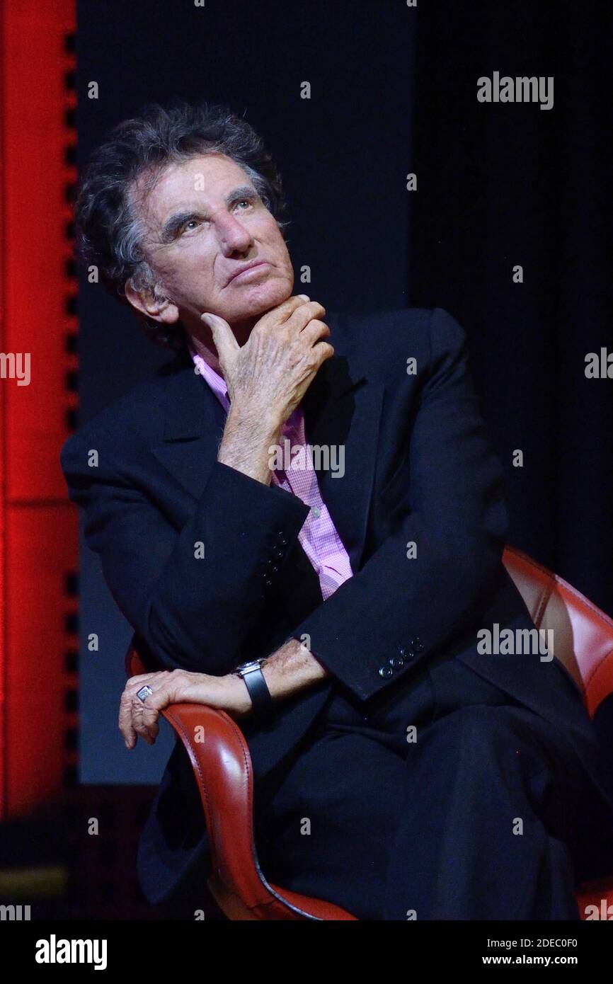 Jack Lang attending the 'JR au Louvre & Le Secret de la Grande Pyramide ...