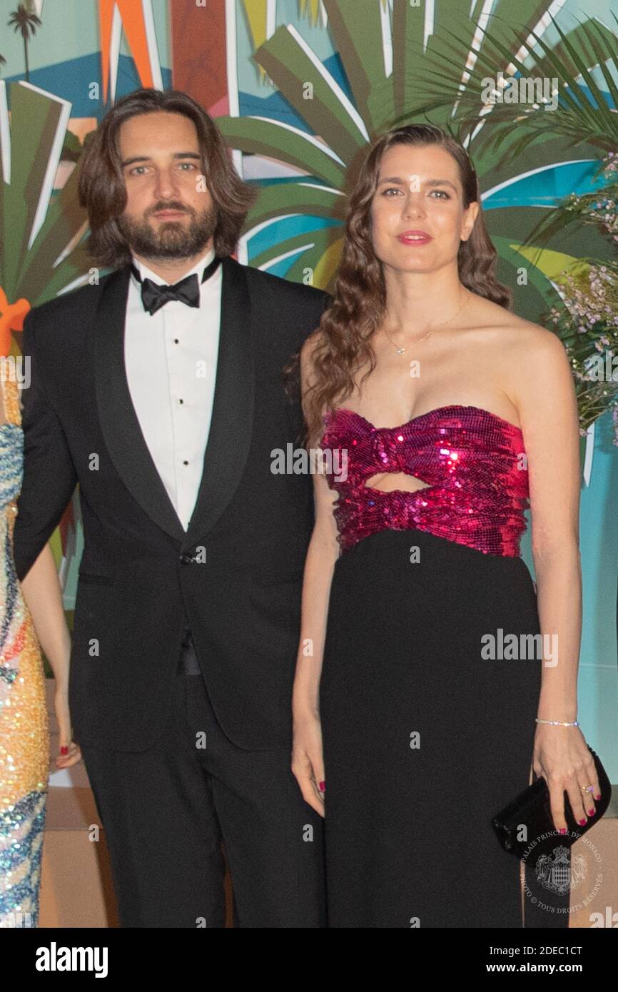 Dimitri Rassam and Charlotte Casiraghi attend the Rose Ball 2019 at ...