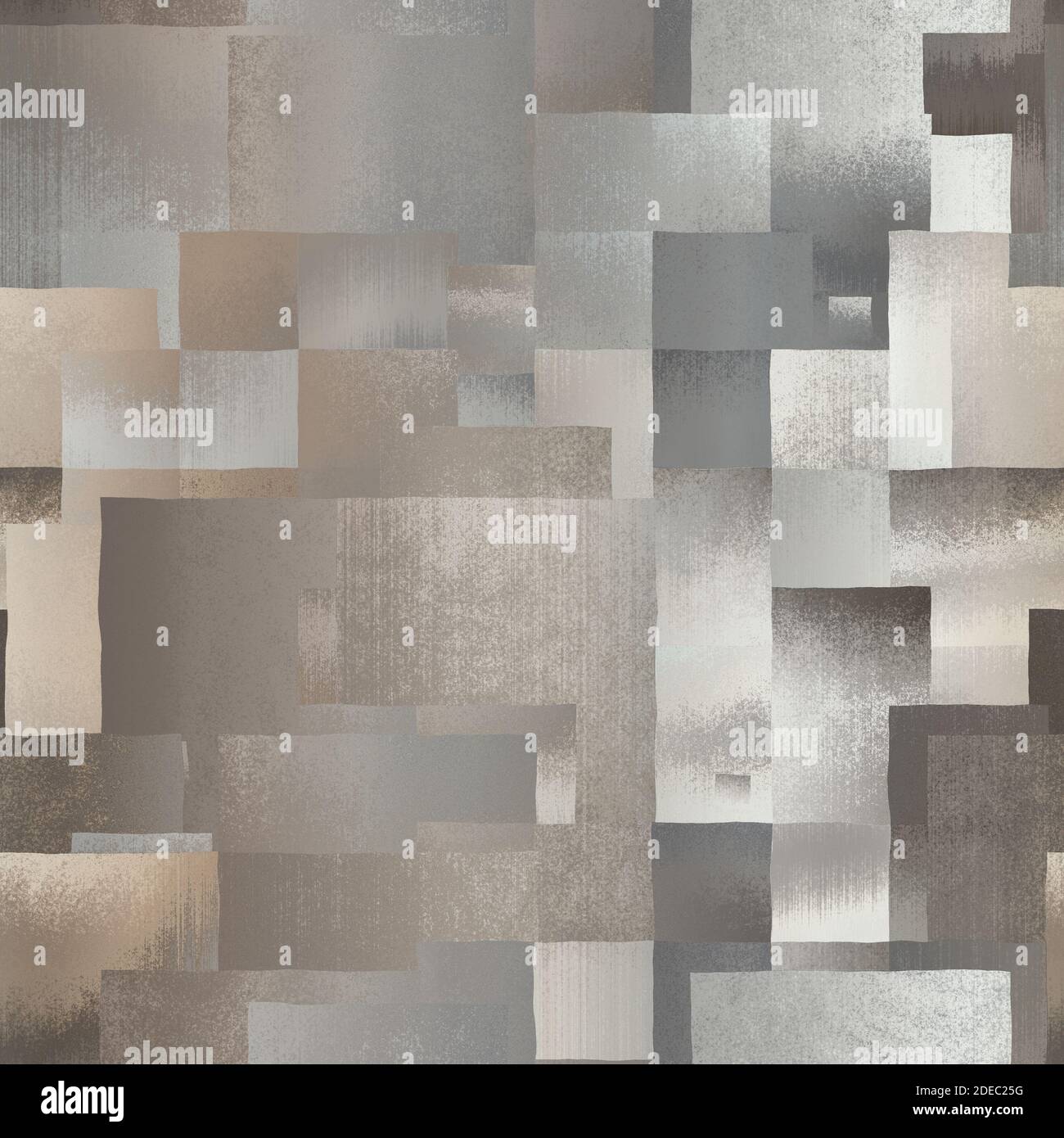 Seamless rectangle geo tile mosaic pattern swatch Stock Photo - Alamy