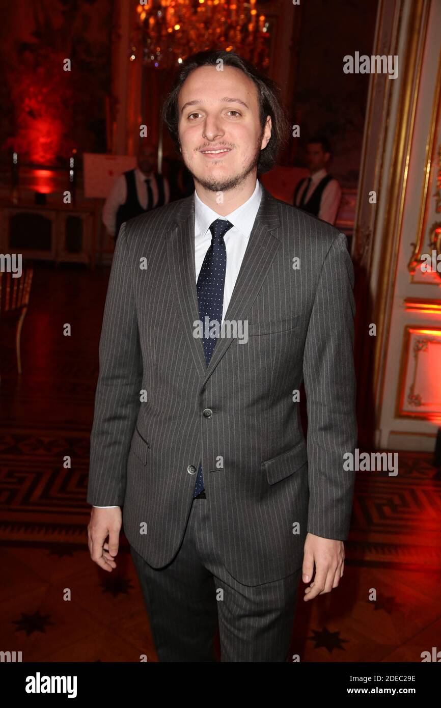 Martin Rey-Chirac lors de la soirée de Gala de la Fondation Claude ...