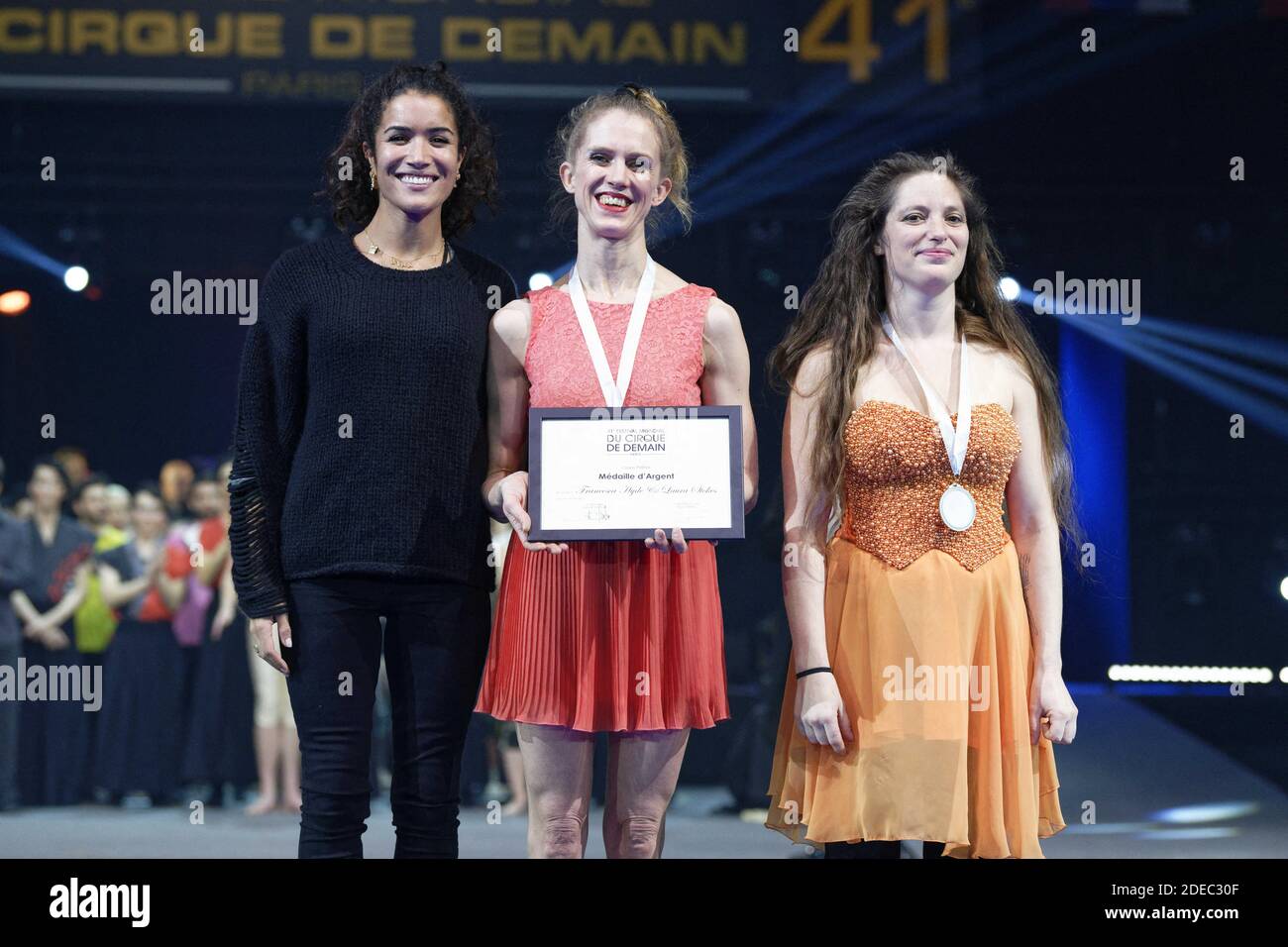 Silver medal for Francesca Hyde & Laura Stokes, hair suspension ...