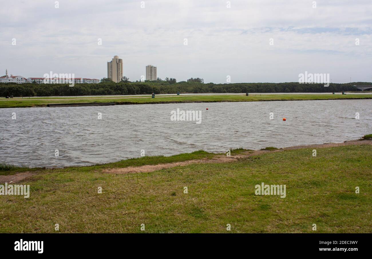 Umgeni river and model yacht pond at durban's blue lagoon Stock Photo ...