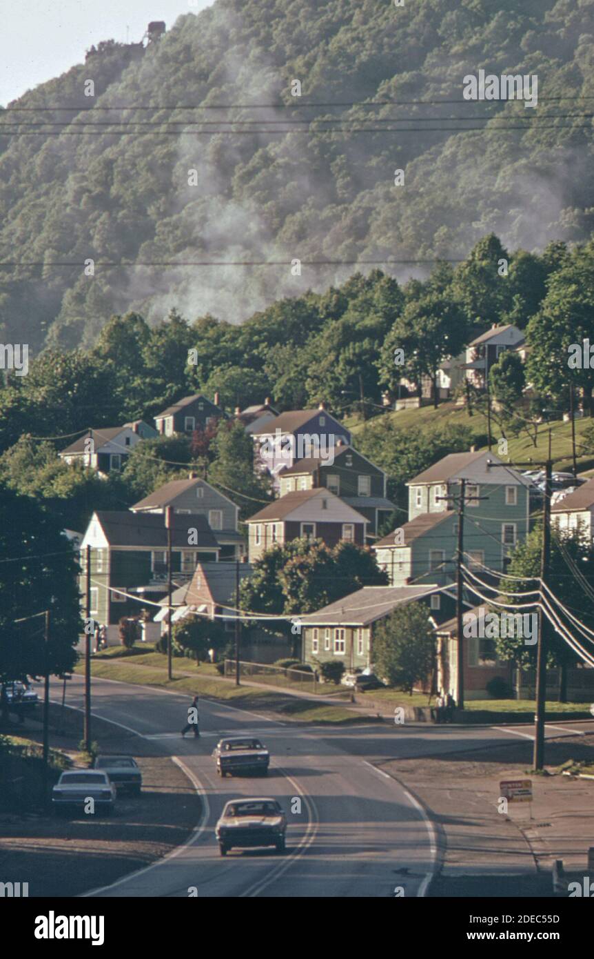 1970s Photo (1973) - Many of these homes in Boomer West Virginia along ...