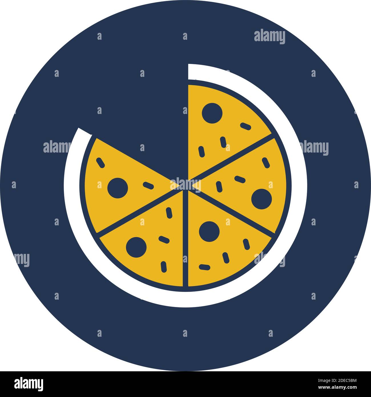 Pizza, fast food, junk food, italian food Color with Background vector ...