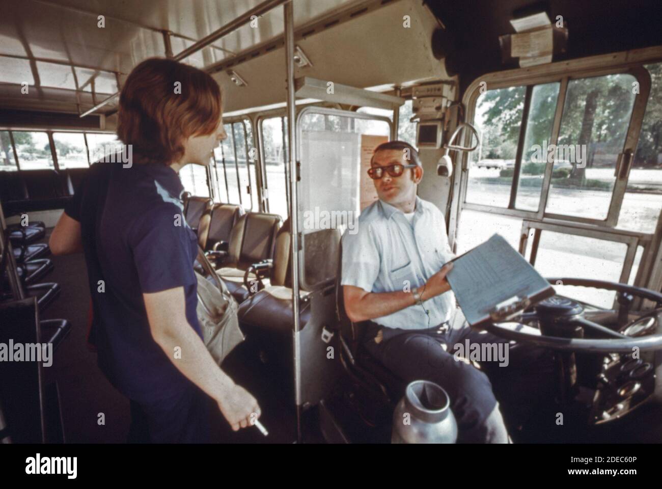 1970s bus driver hi-res stock photography and images - Alamy